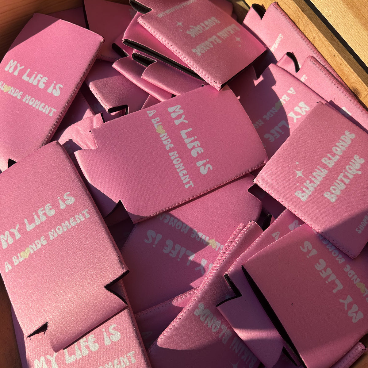 Pink Blonde Moment Coosie – BikiniBlondeBoutique